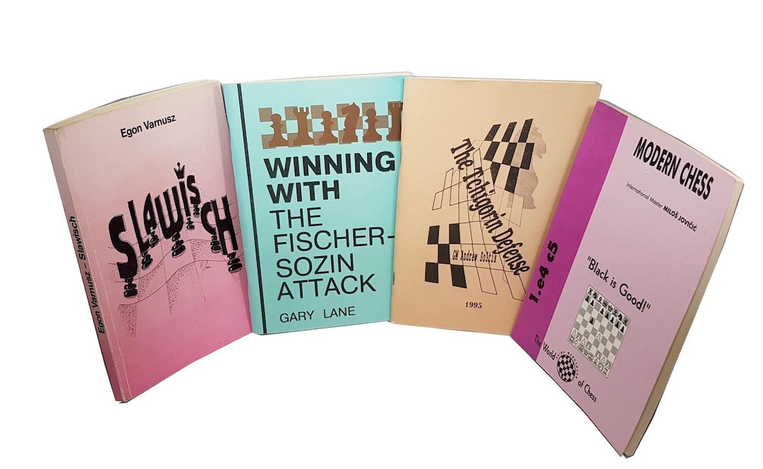 Chess Book, Chess Book Collection, Old Chess Book, Vintage Chess Book ...