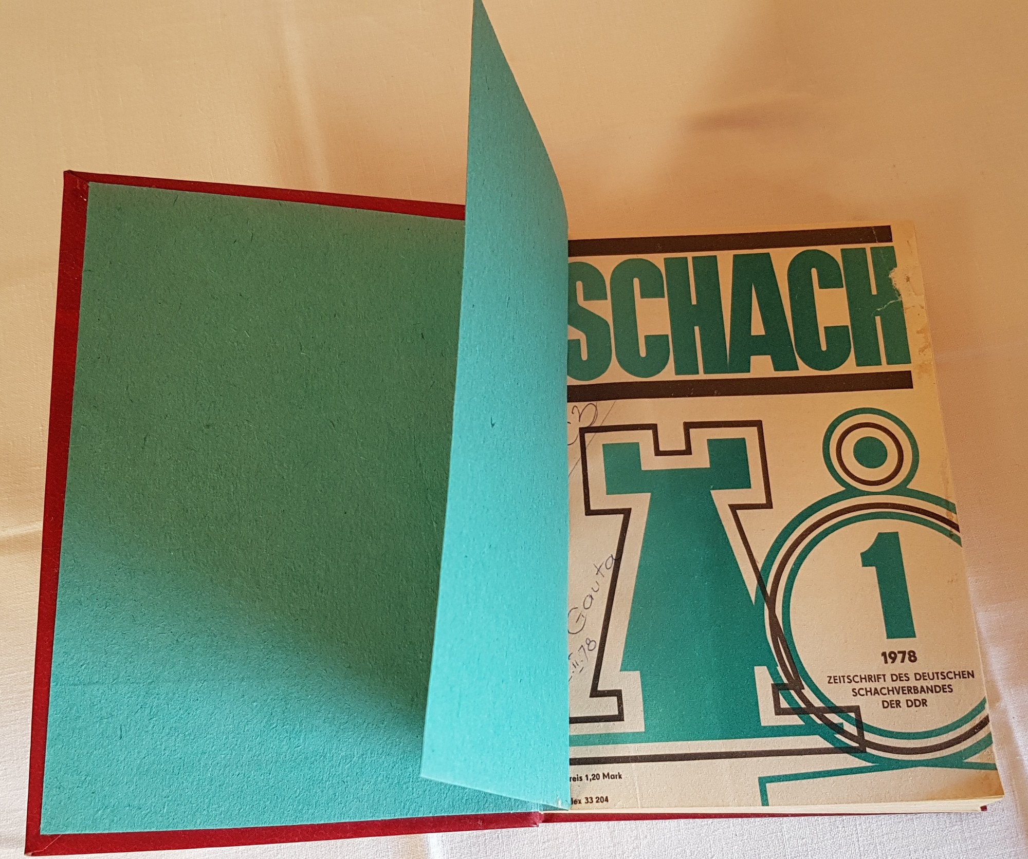 Chess, Chess Magazine in DDR, Old German Chess Magazine, Collection of ...