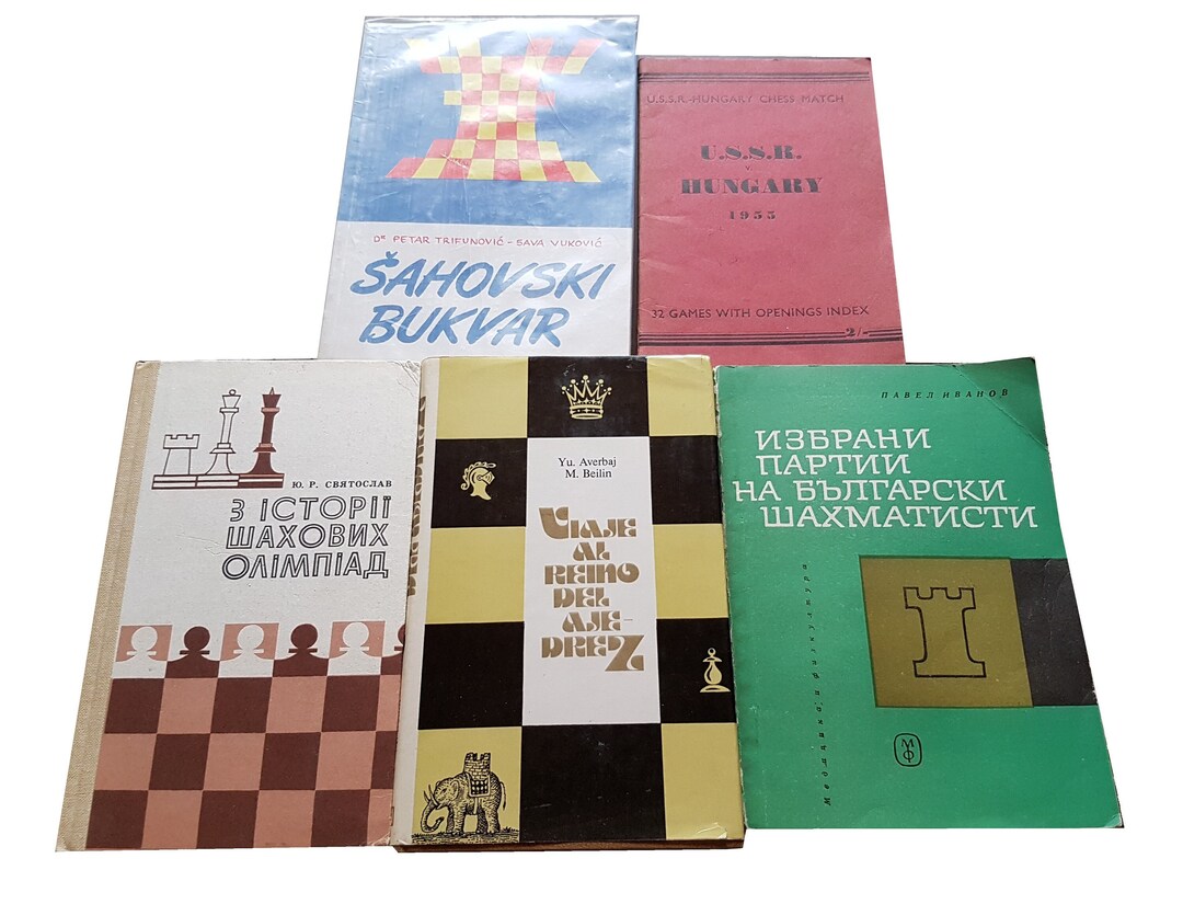 Rare Chess Book in Serbian, Old Chess Book, Chess Book in Spanish ...