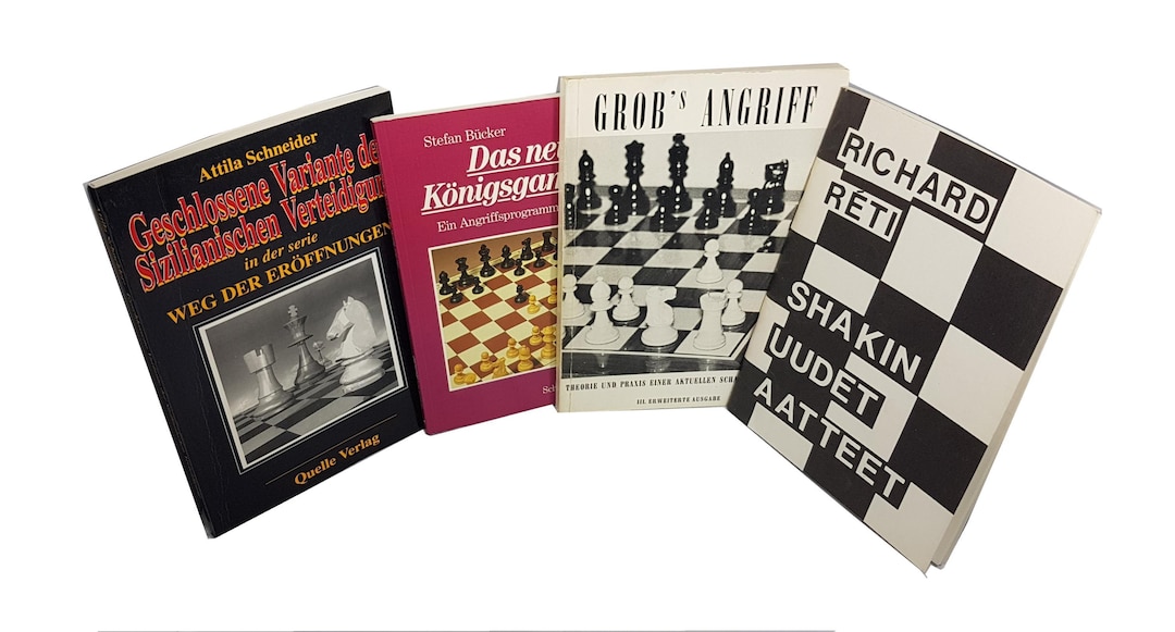 Chess Book, Chess Book Collection, Old Chess Book, Vintage Chess Book ...