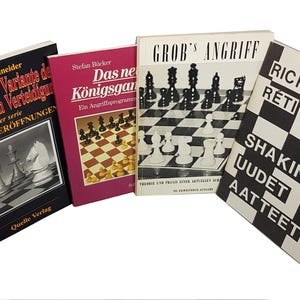 Chess Book, Chess Book Collection, Old Chess Book, Vintage Chess Book ...