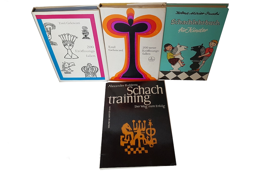 Chess Book, Chess Book Collection, Old Chess Book, Vintage Chess Book ...