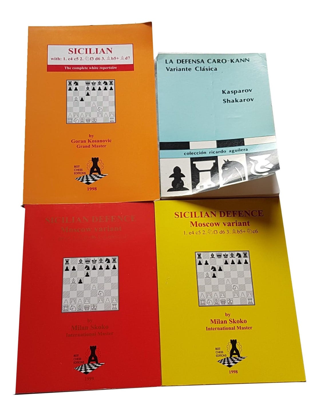 Chess Book Collection, Old Book, Vintage Chess Book, Sicilian Defence ...