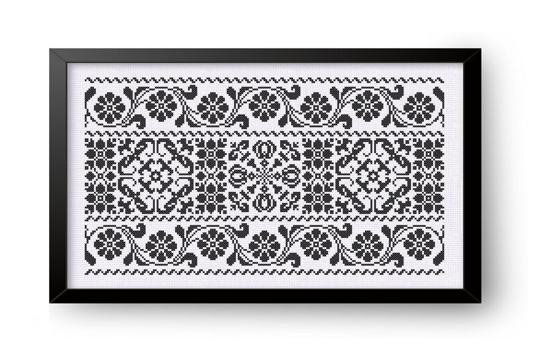 Cross Stitch Pattern PDF. Digital Download. Sampler Cross Stitch ...