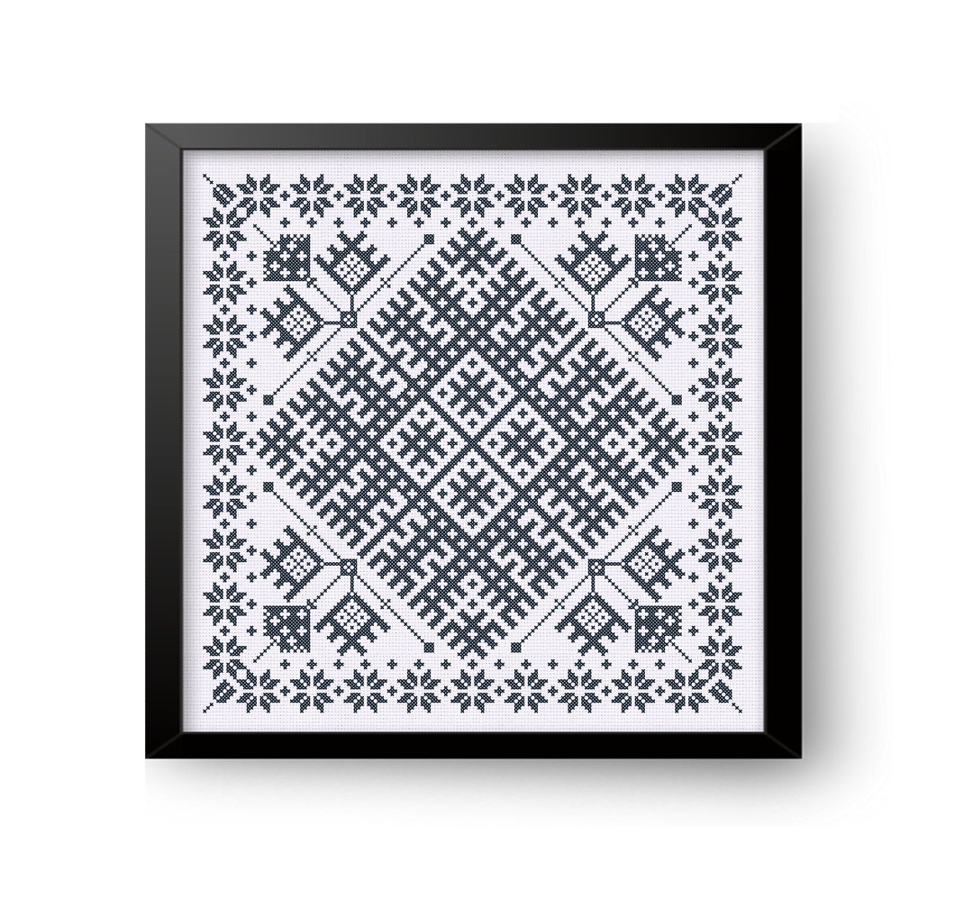 Cross Stitch Pattern PDF. Digital Download. Sampler Cross Stitch ...