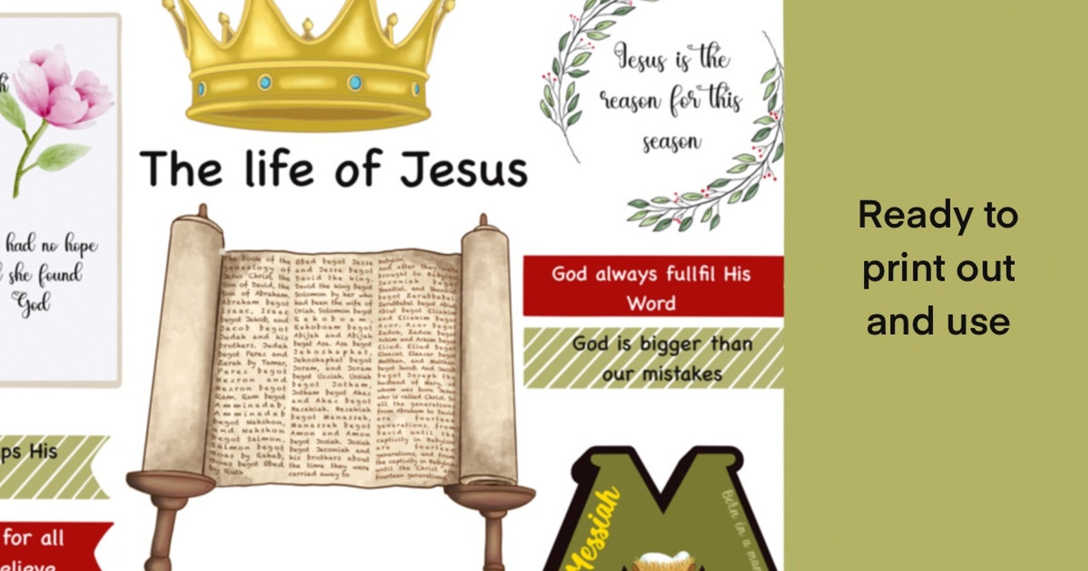 Matthew 1 / Genealogy of Jesus / Bible Journaling / Woman of Faith ...