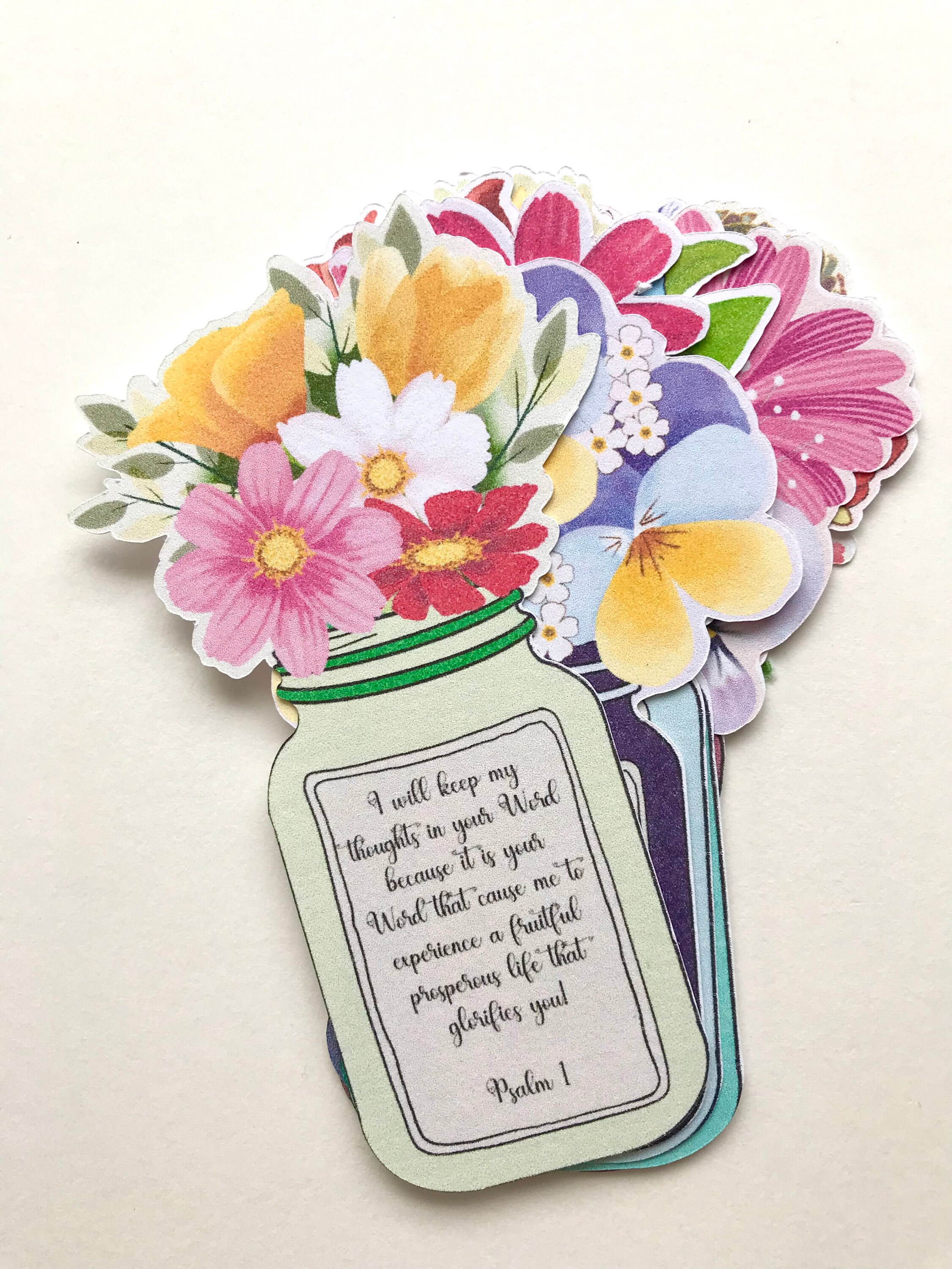 Flower Pots With Bible Verses for Mothers and Woman Printable/little ...