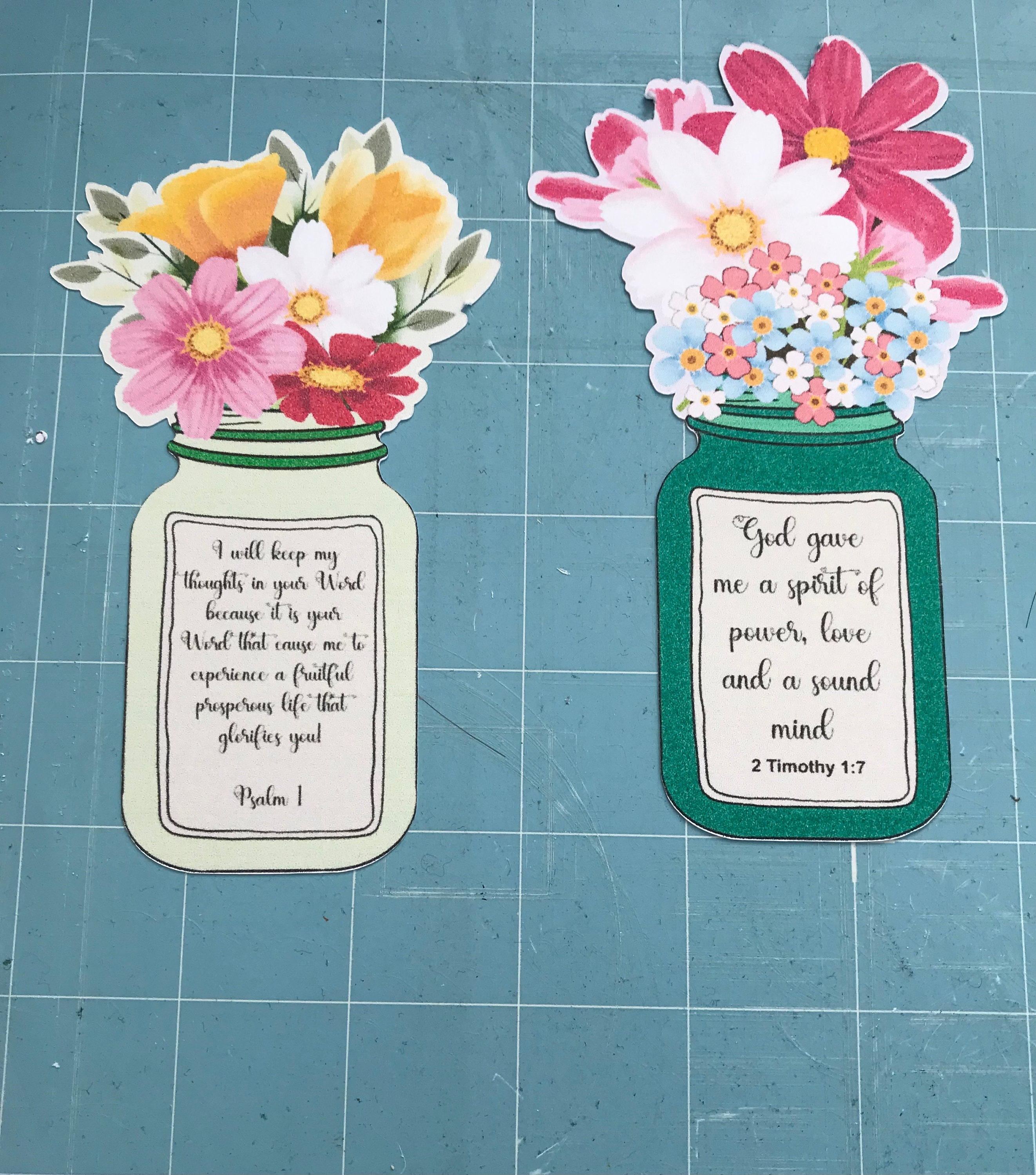 Flower Pots With Bible Verses for Mothers and Woman Printable/little ...