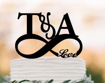 Infinity Wedding Cake Topper - Etsy