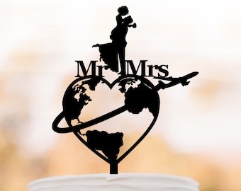 Map Cake Topper | Etsy