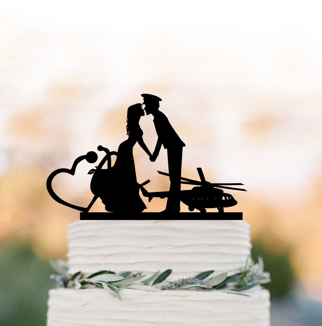 Pilot Wedding Cake Topper Medical Doctor or Physician Cake Topper ...