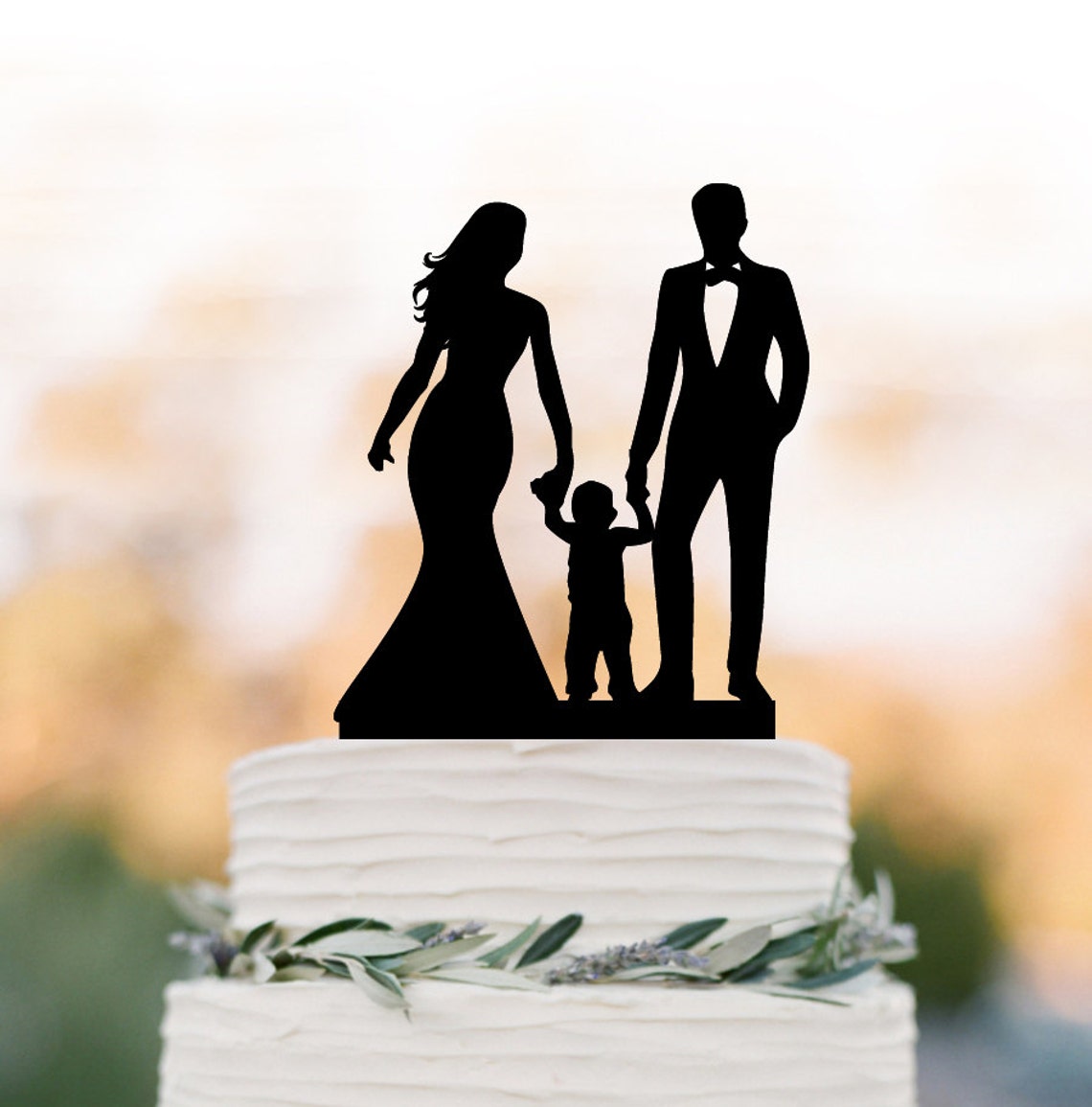 Funny Wedding Cake Topper With Boy Bride and Groom Wedding | Etsy