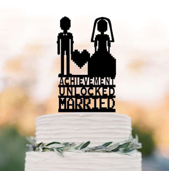 Gamer wedding cake topper 60 photos - Astyledwedding.com