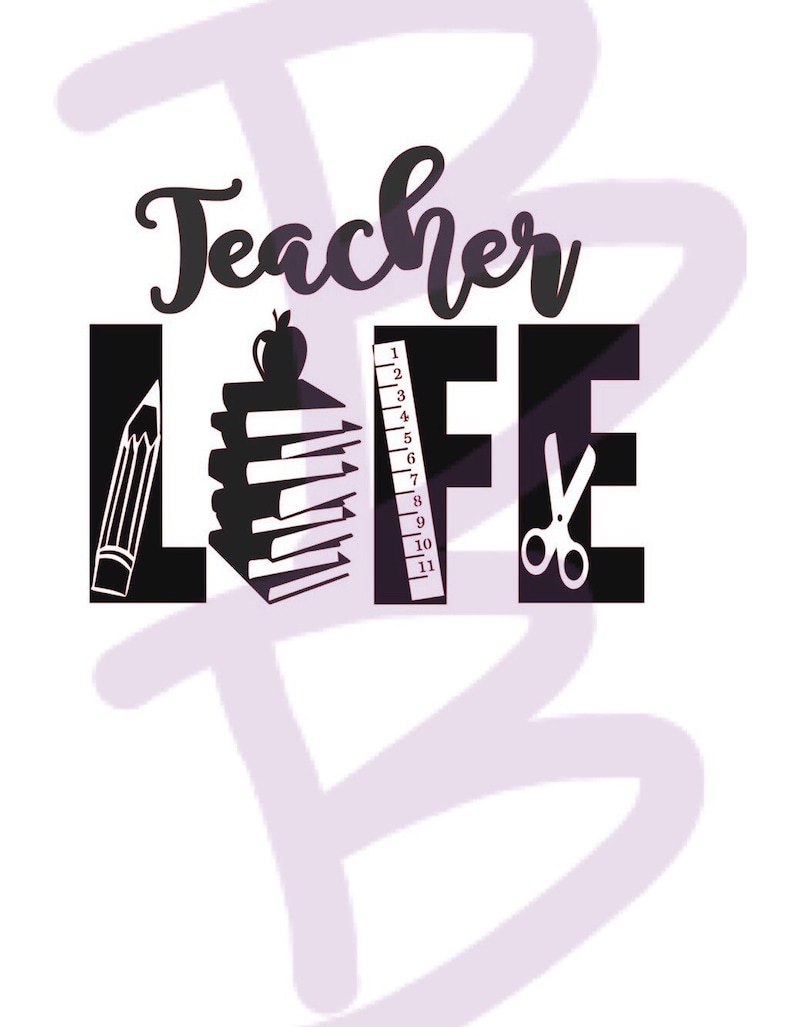 Teacher Life Svg Teachers Teaching SVG DXF Jpeg Png File - Etsy