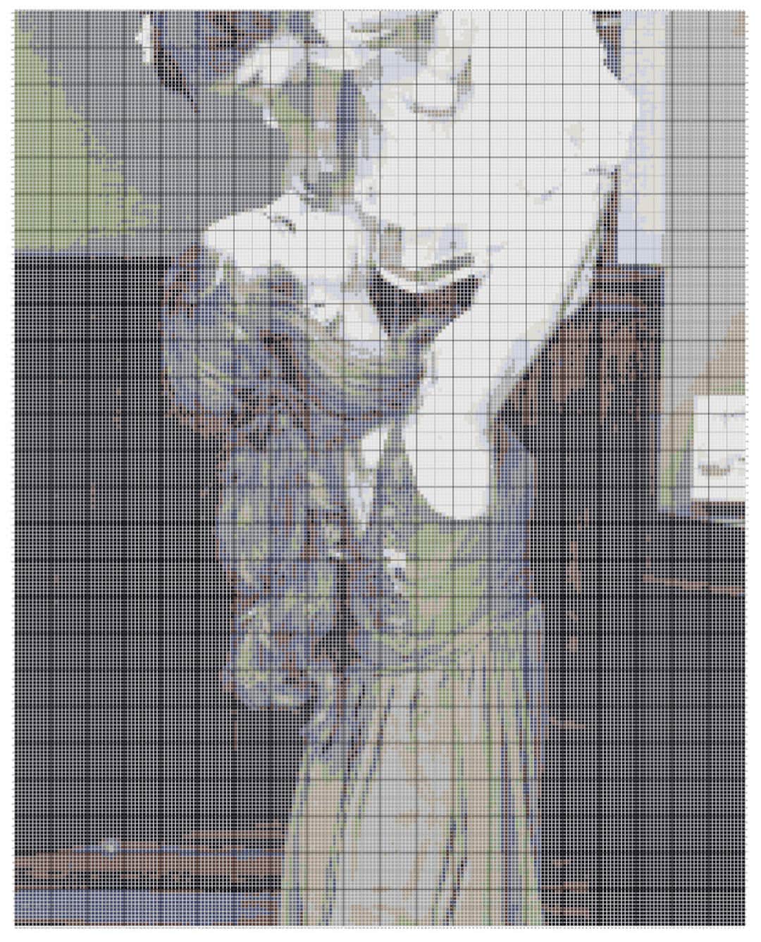 PDF Custom Crochet PATTERN, Any Picture Into a Crochet Blanket, Graph ...