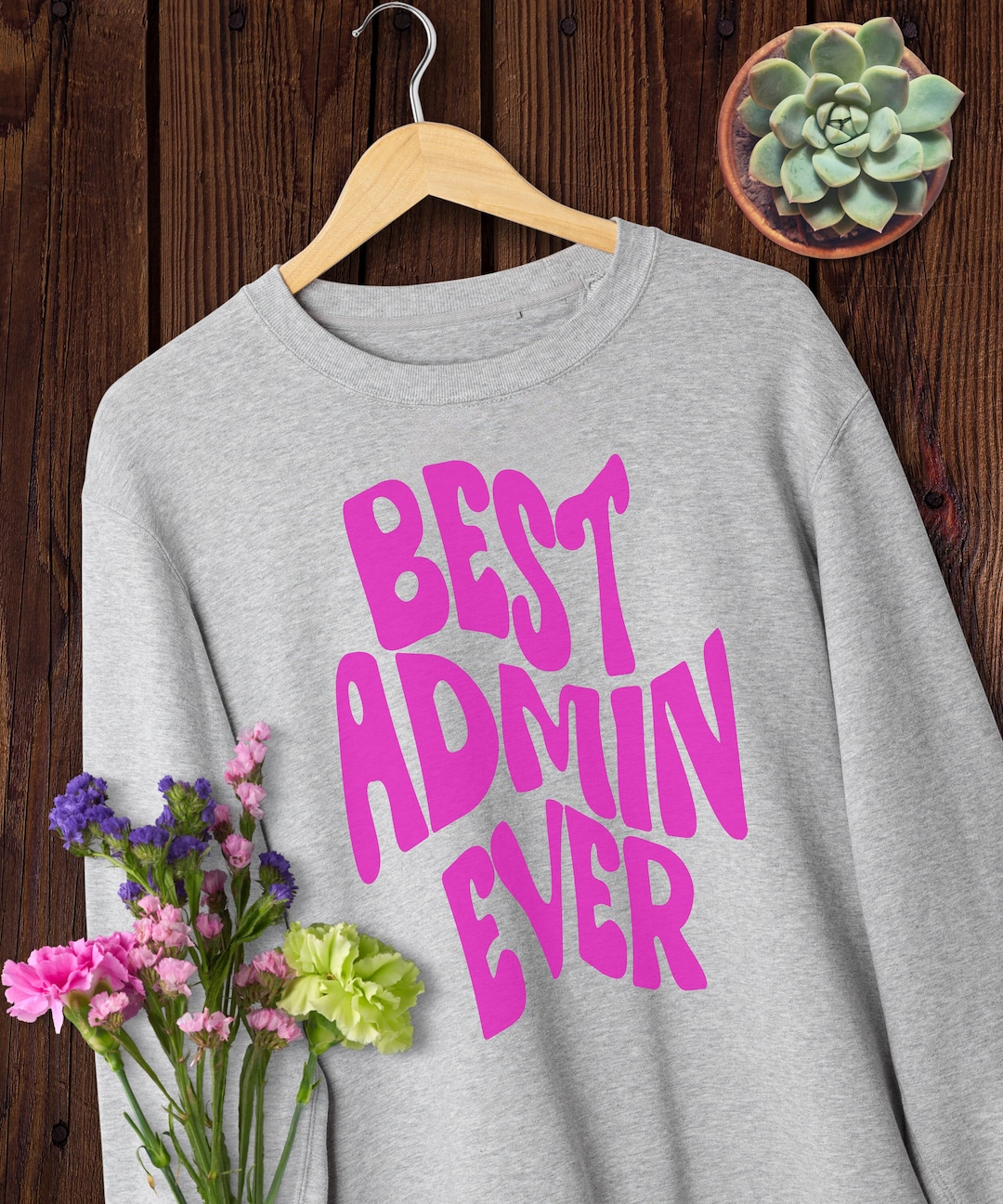 BEST ADMIN EVER Administrative Professionals Day Gift for Admin ...