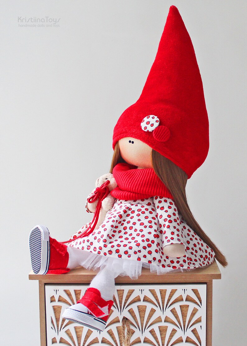 Tilda Dolls Elf Handmade Christmas Gifts for girls Fabric | Etsy