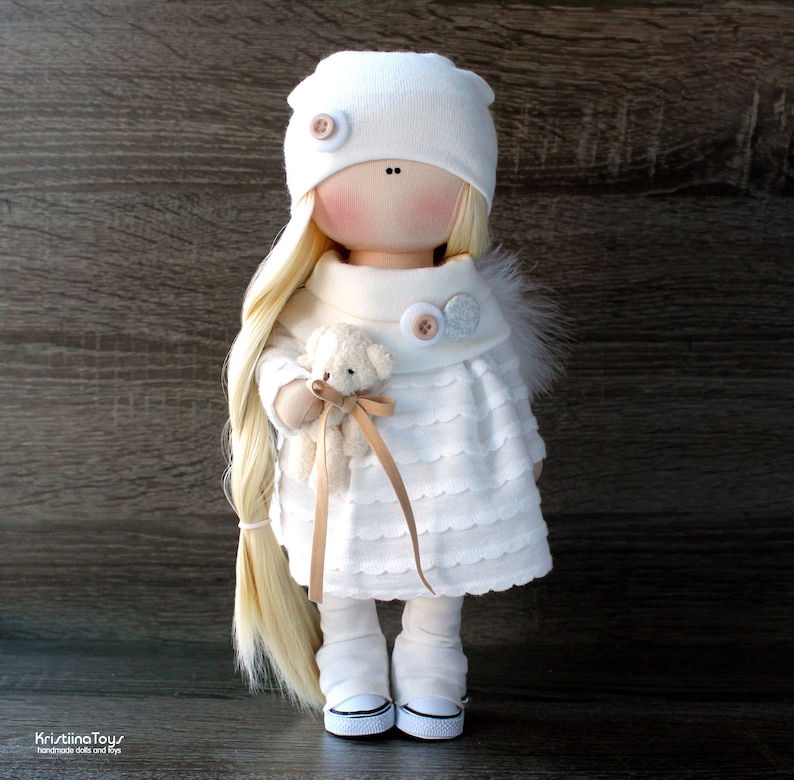 Angel Doll Tilda Doll Handmade Gifts for girls Fabric Decor | Etsy