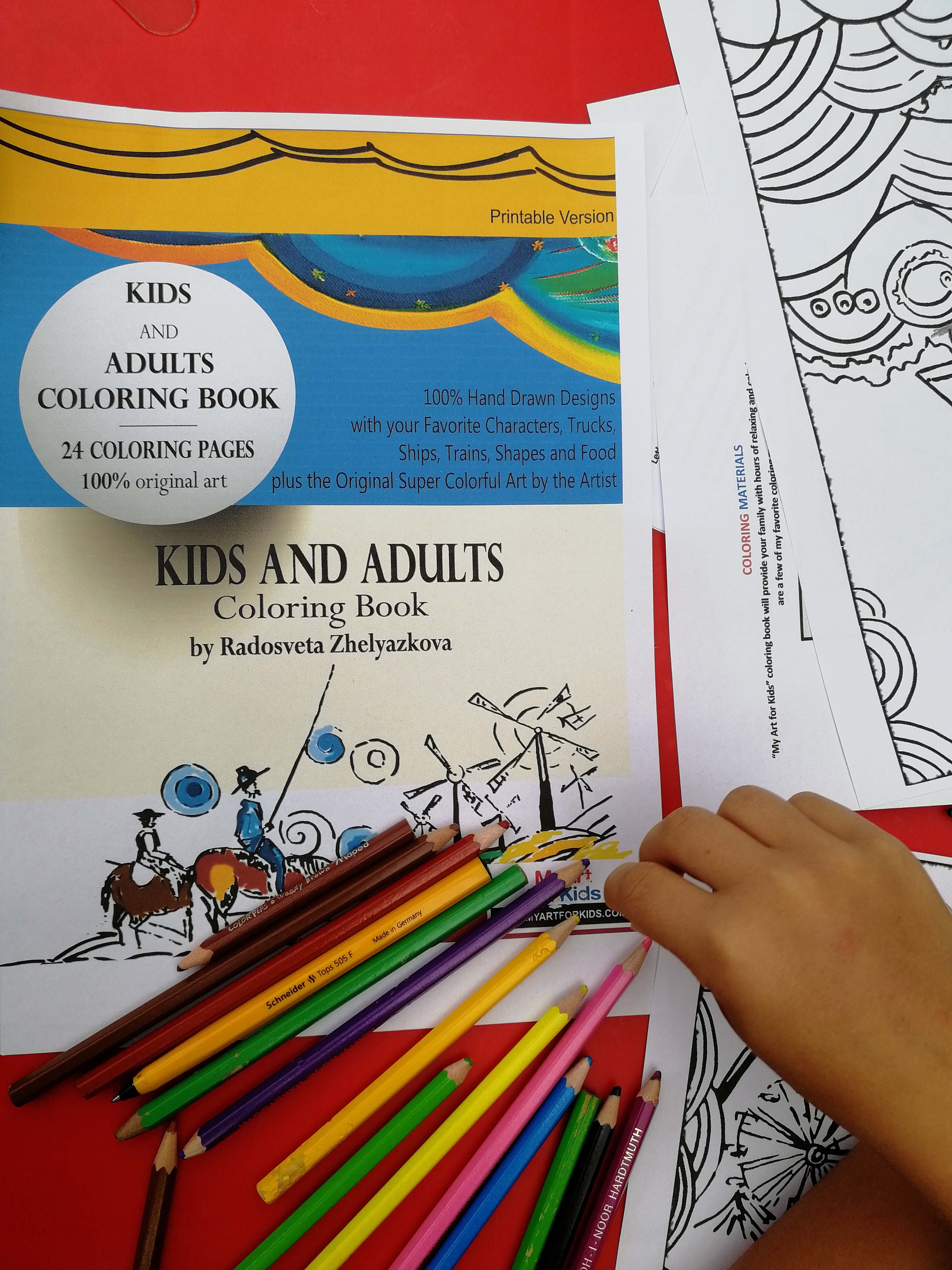 Don Quixote Coloring Page for Kids - Etsy