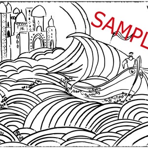 Sinbad Coloring Page for Kids - Etsy