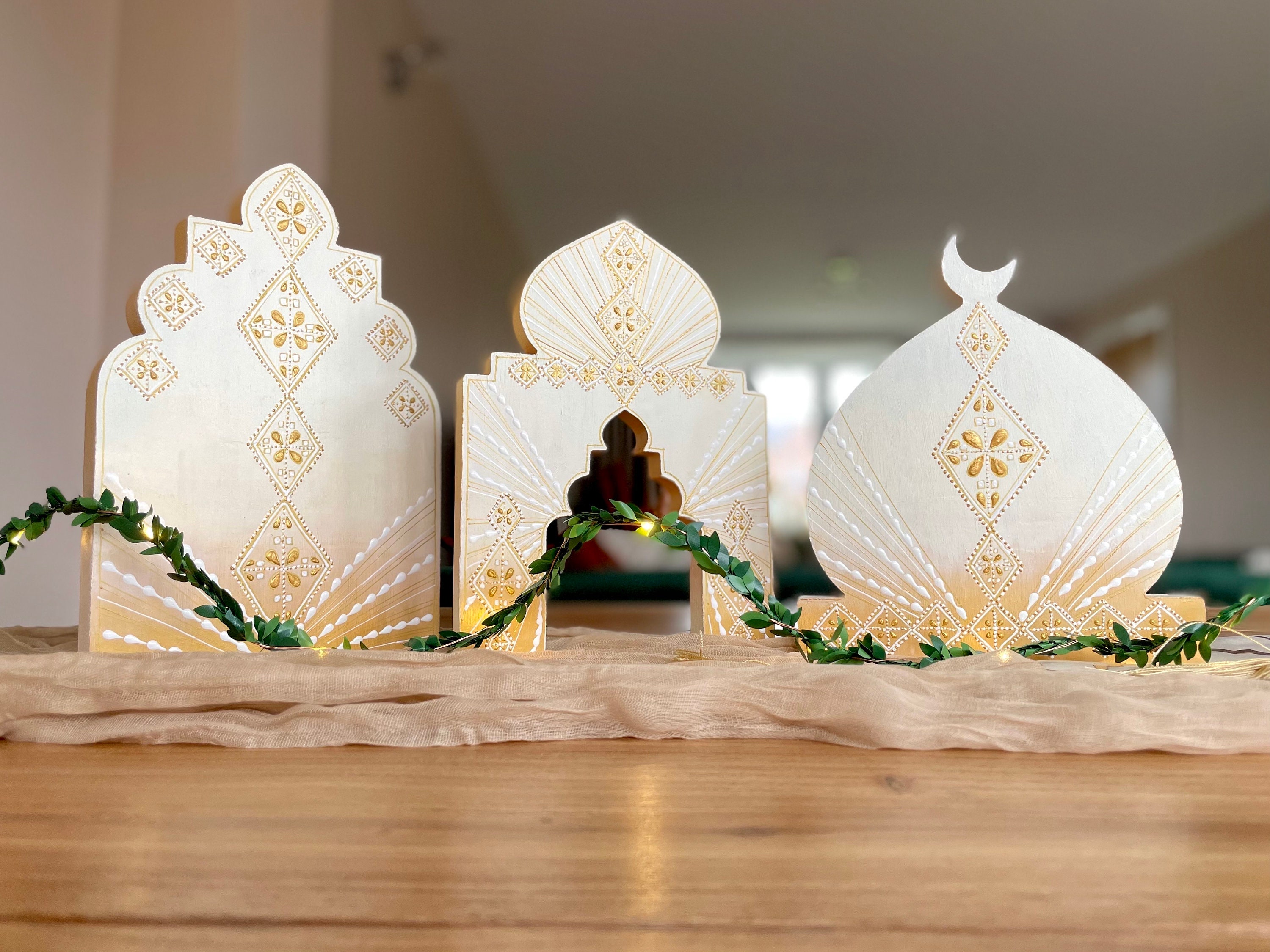 Aurora Imperial Arch, Masjid & Dome, Banner, Stars Decorations Bundle ...