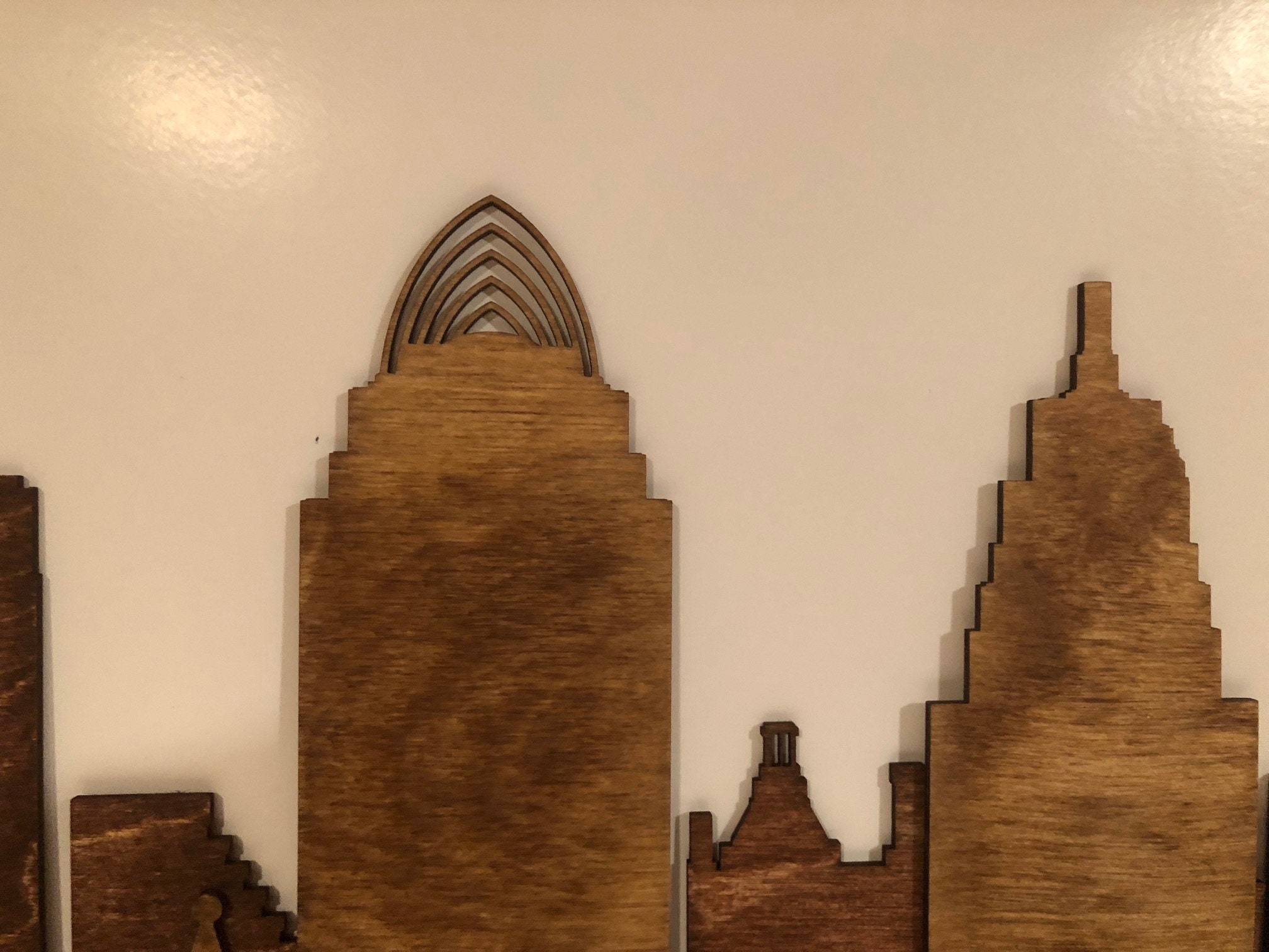 Cincinnati Skyline Wooden Sign - Rustic Cincinnati Wall Art Decor ...