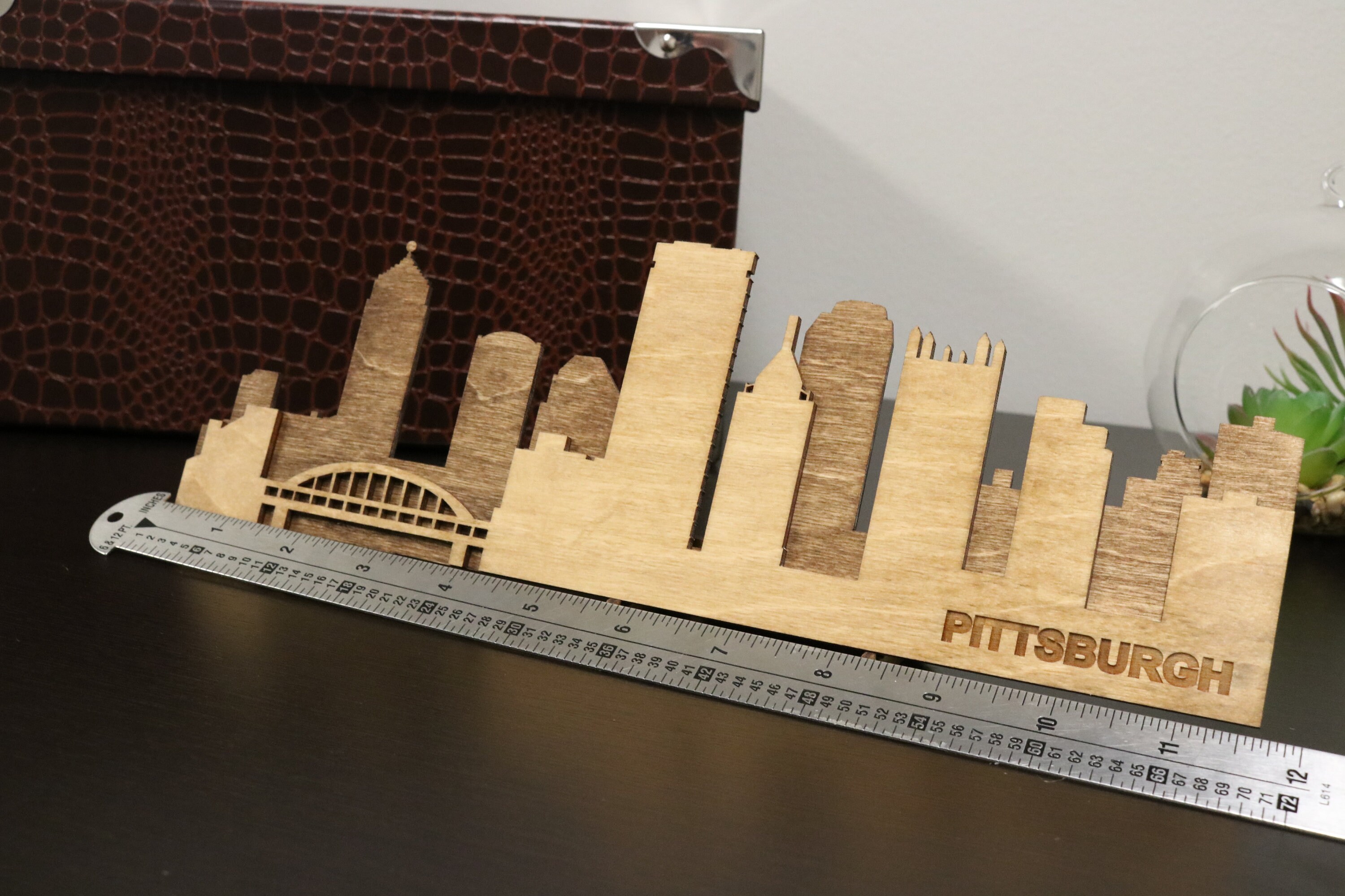 Small Pittsburgh Skyline Wooden Sign Rustic Pittsburgh Sign - Etsy