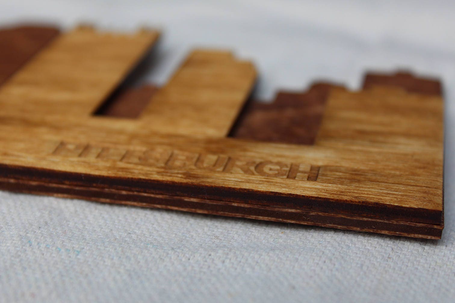 Pittsburgh Skyline Wooden Sign Rustic Pittsburgh Wall Decor | Etsy