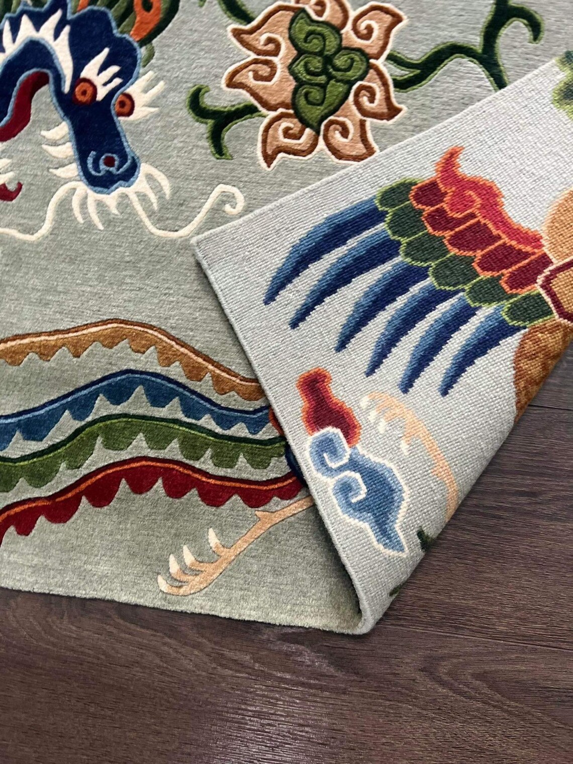 Hand Knotted Tibetan Rugs 100% Tibetan Wool Jhan Druk - Etsy