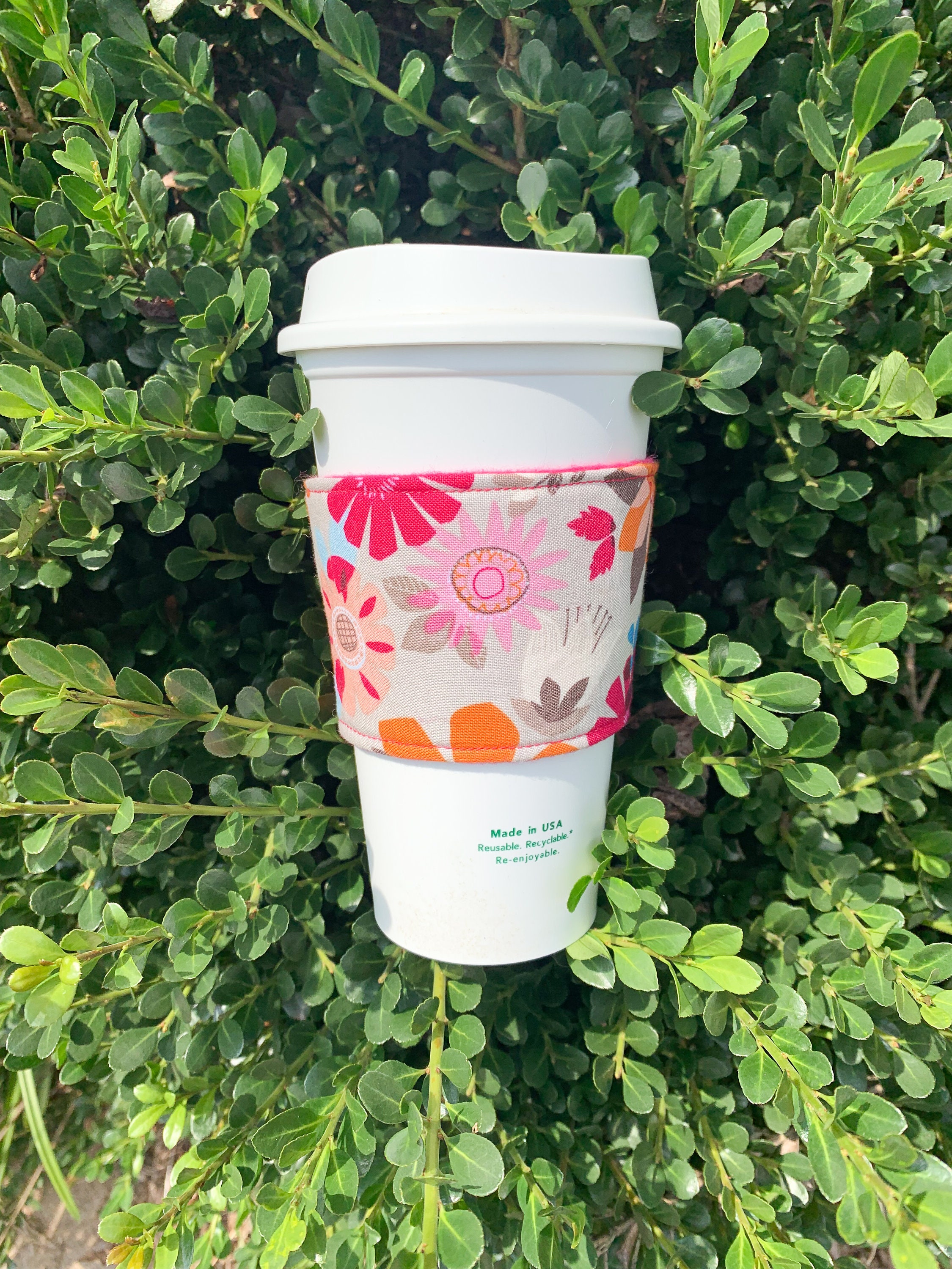 Coffee Sleeve Cup Sleeve Reusable Coffee Sleeve Coffee - Etsy