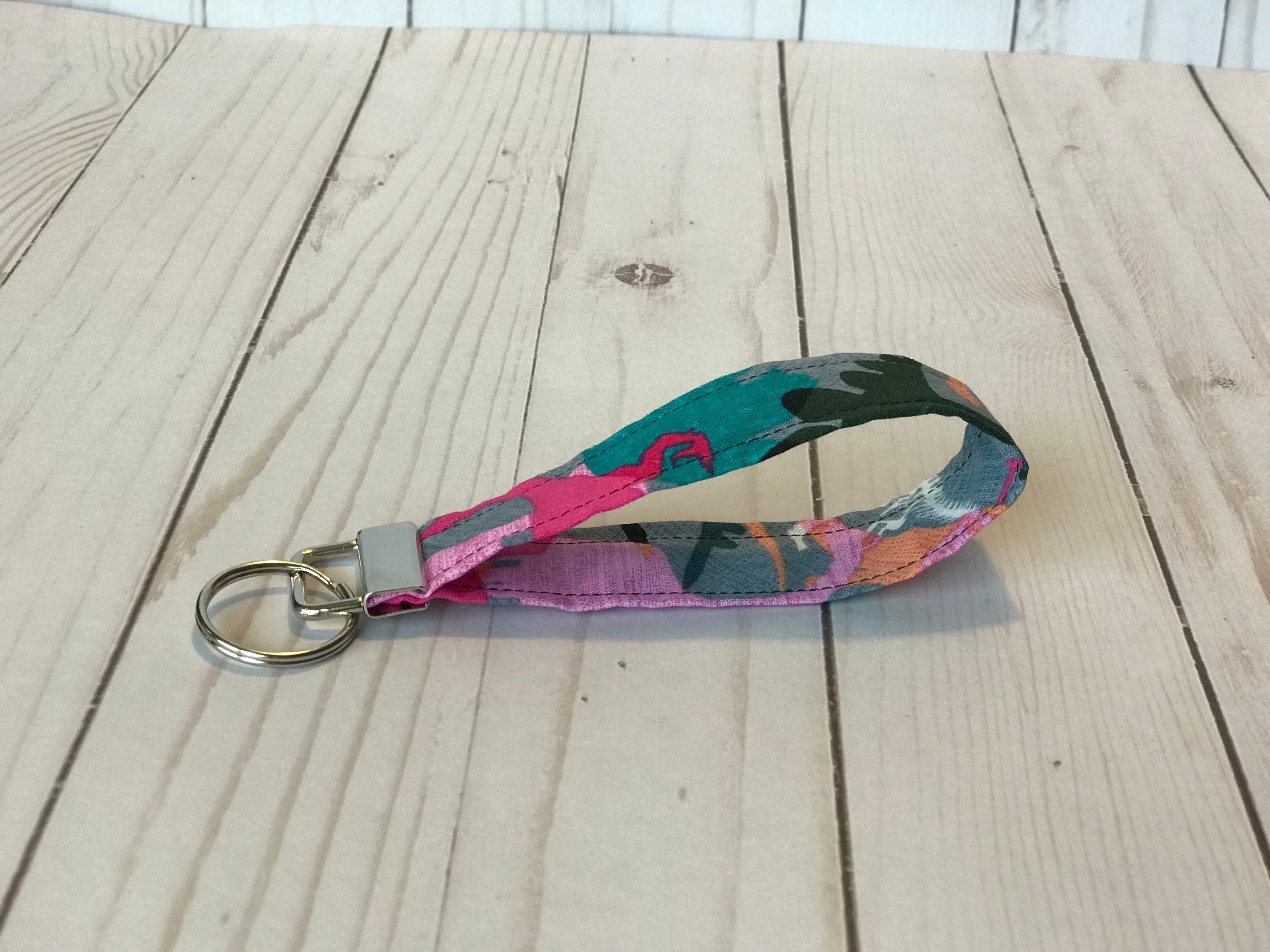 Key Ring Holder Fabric Key Ring Key Ring Strap Key Fob | Etsy