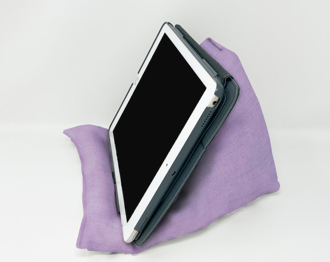 Lilac Pillow Lilac Gift Lilac Fabric Tablet Pillow Book - Etsy