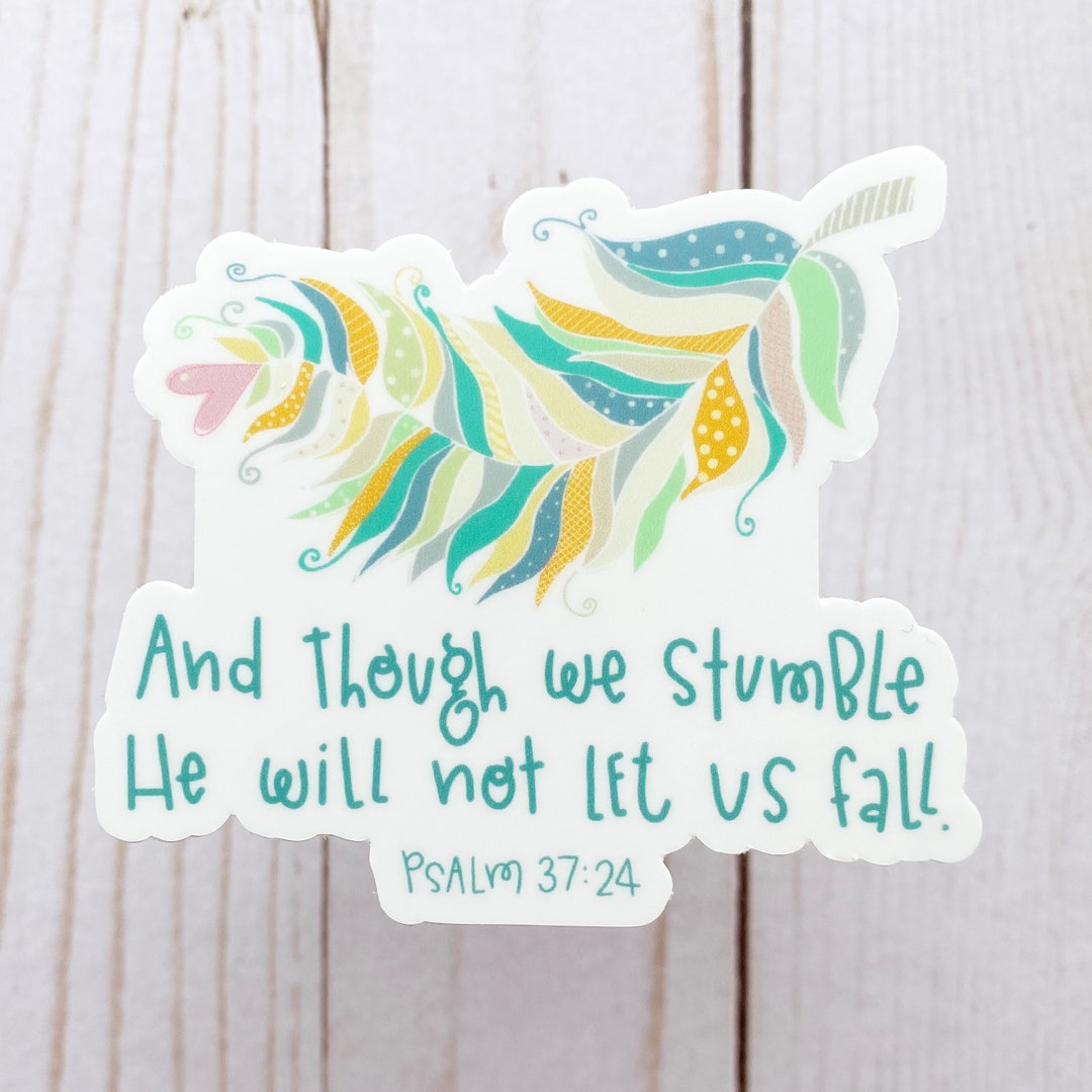 Feather Sticker//scripture Sticker//laptop Sticker//hydro Flask Sticker ...