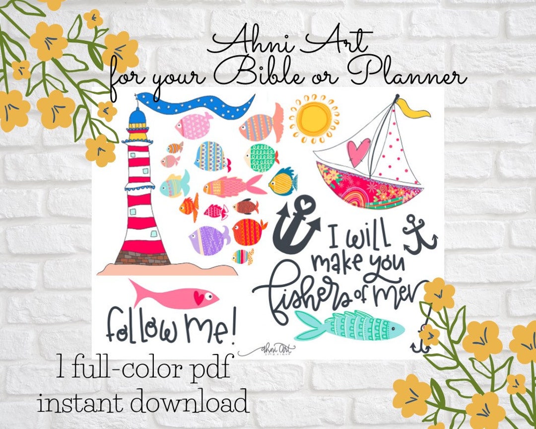 Bible Journaling Instant Download//planner Art//scripture Art ...