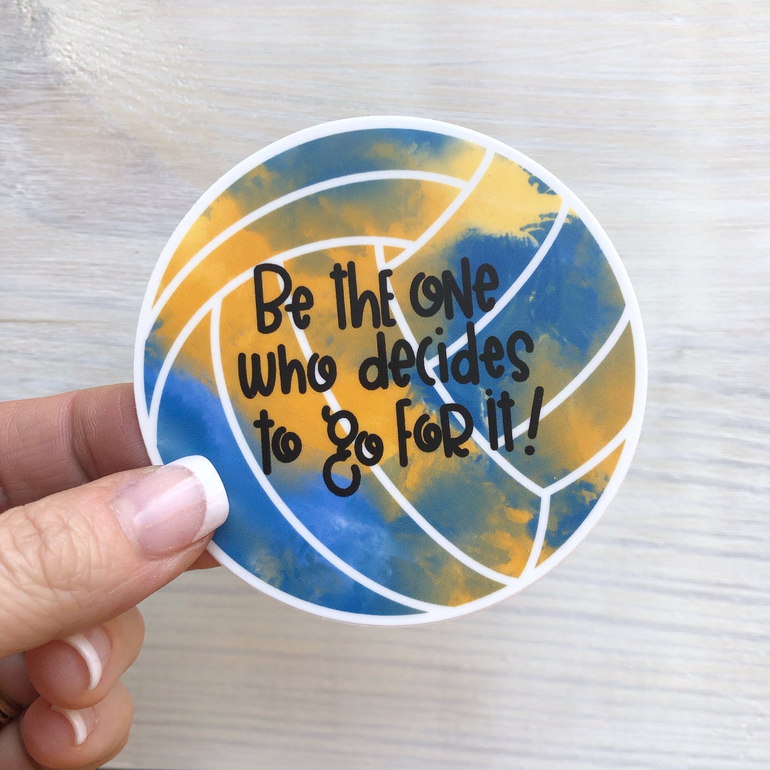 Volleyball Sticker//sports Sticker// Vinyl Sticker//laptop - Etsy