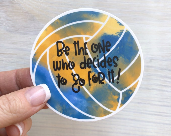Volleyball Sticker//sports Sticker// Vinyl Sticker//laptop Sticker ...