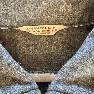 1950s Vintage Two Tone Panel Loop Collar Wool Rockabilly Shirt M - Etsy