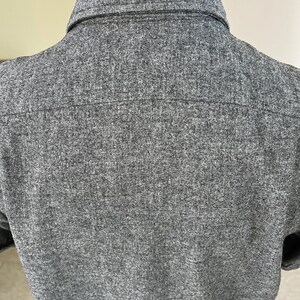 1950s Vintage Two Tone Panel Loop Collar Wool Rockabilly Shirt M - Etsy