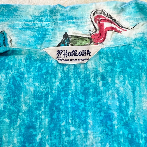 1950s or 60s vintage HoAloha cotton Hawaiian shirt wi… - Gem