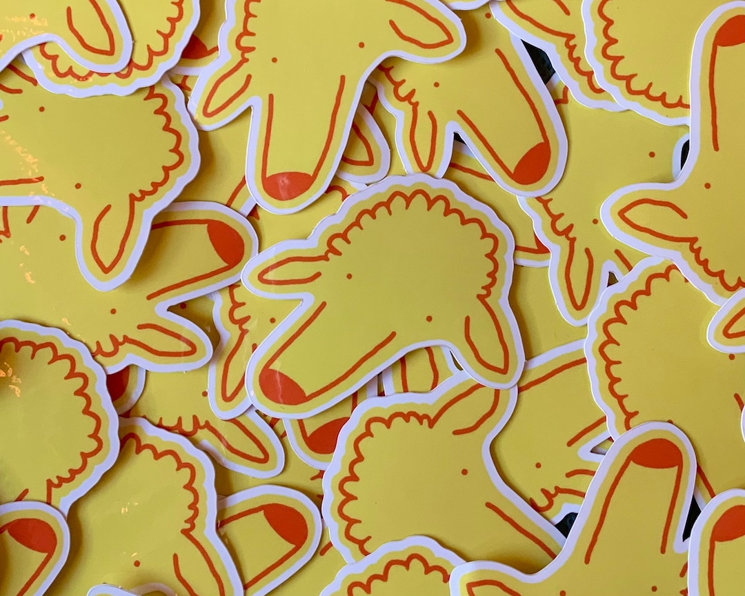 Funny Dog Vinyl Sticker - Etsy