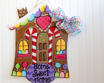 Gingerbread Man Embroidered Christmas Dangler Gingerbread - Etsy