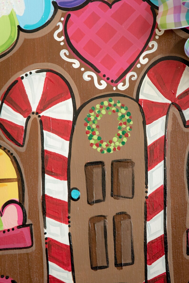 Gingerbread Door Hanger Gingerbread Man Door Hanger | Etsy