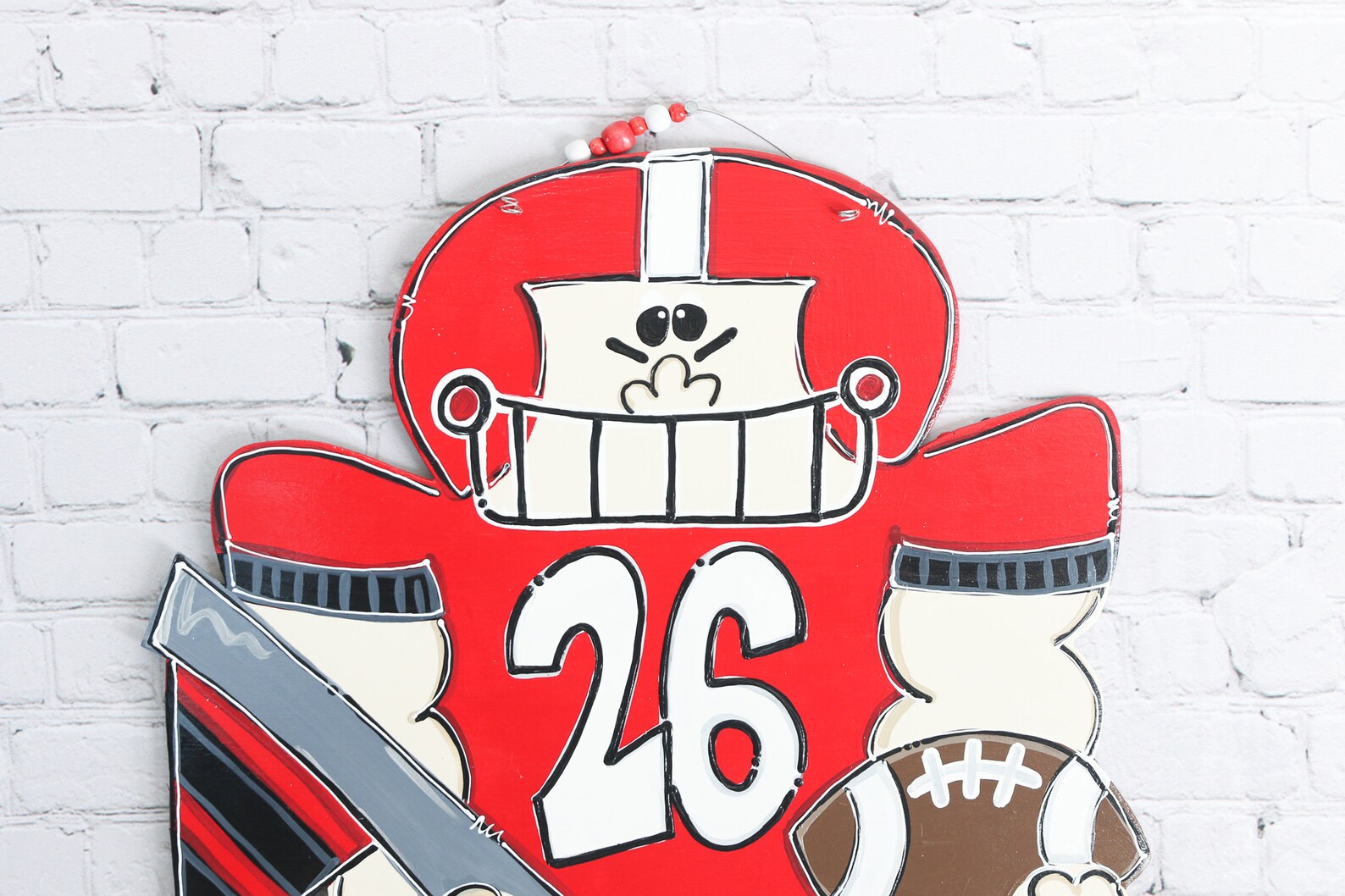 Football Door Hanger Football Lover Door Hanger Football Fan - Etsy