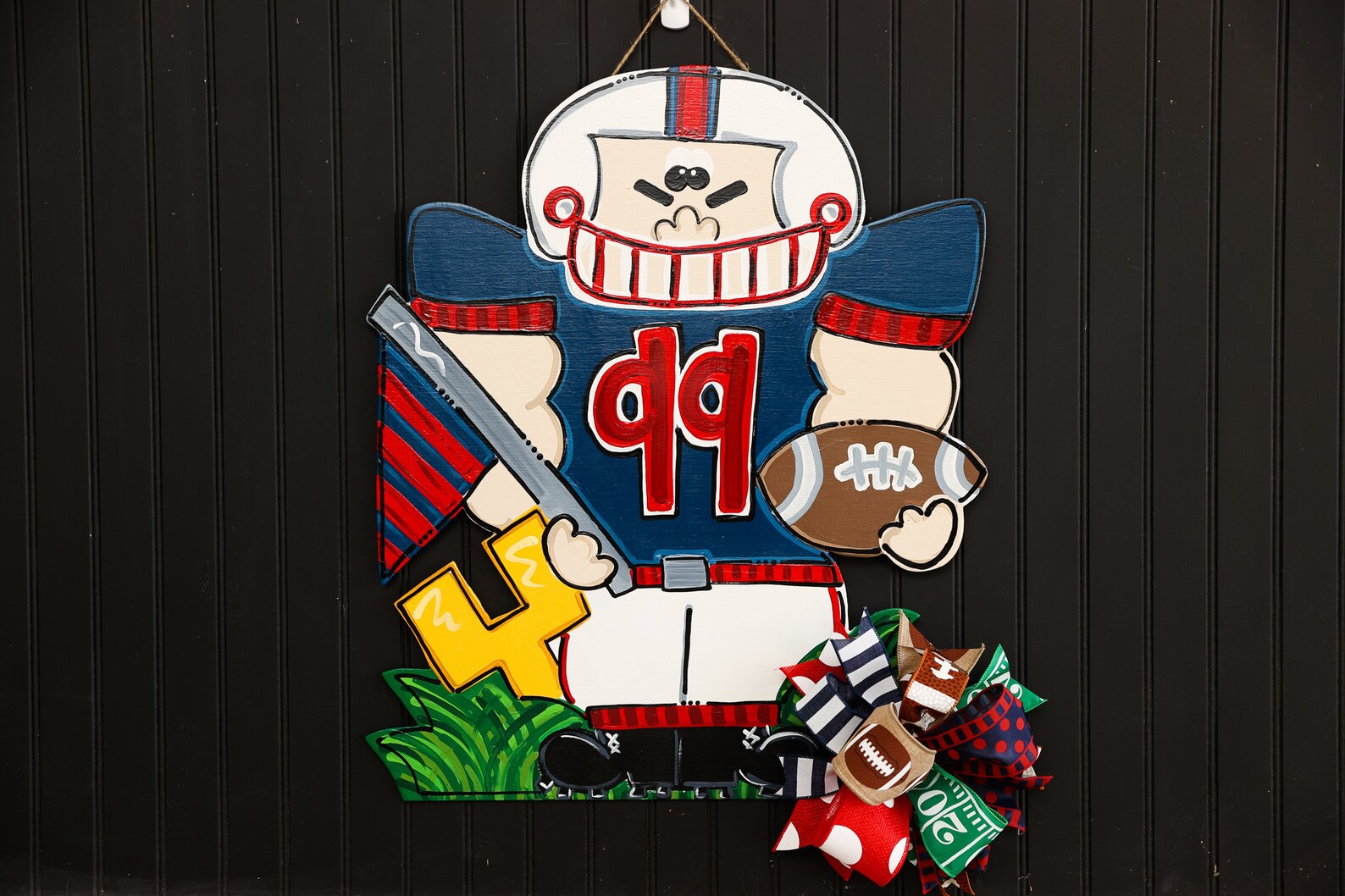 Football Door Hanger Football Lover Door Hanger Football Fan | Etsy