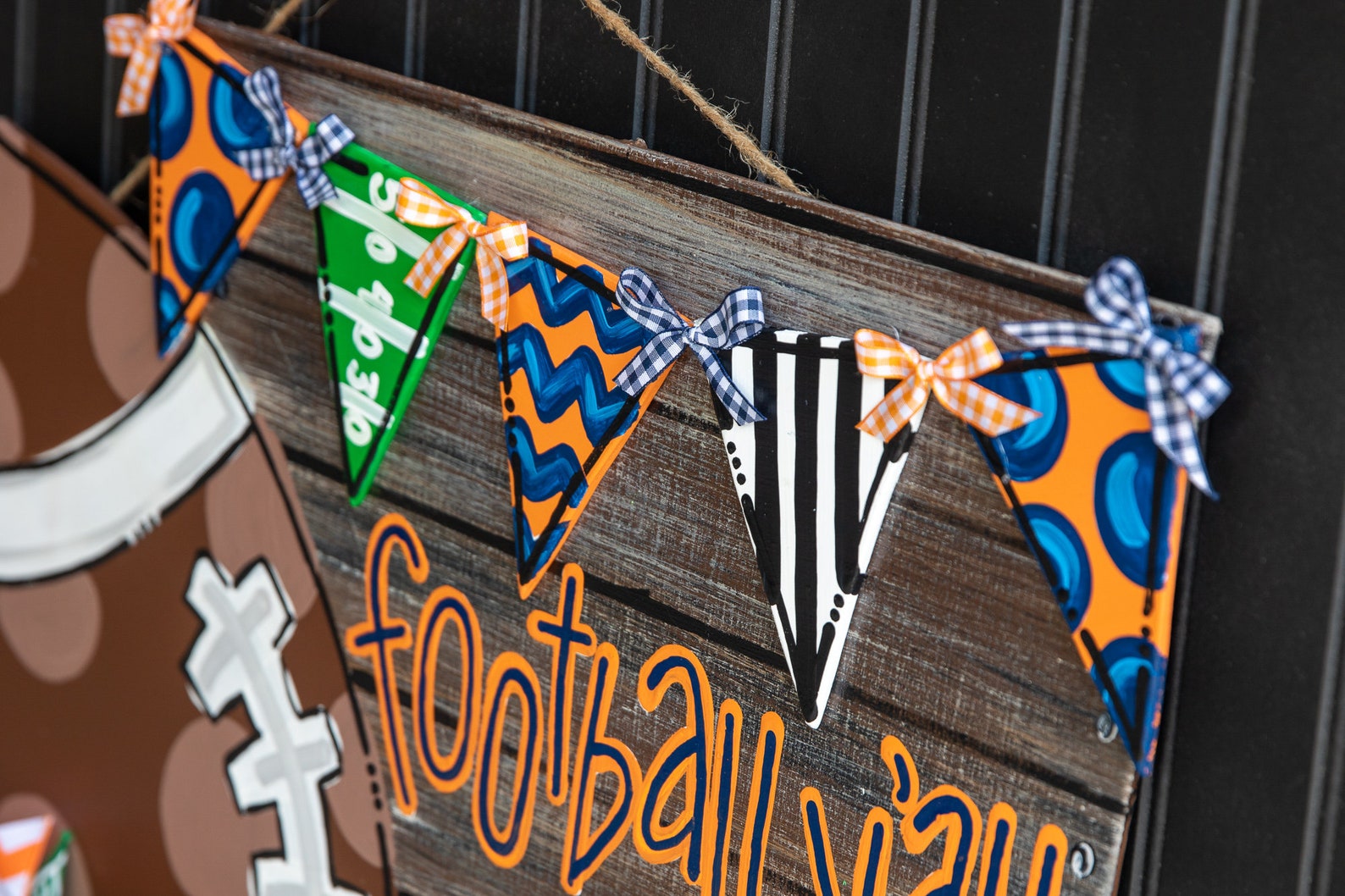 Football Door Hanger Football Lover Door Hanger Football Fan | Etsy