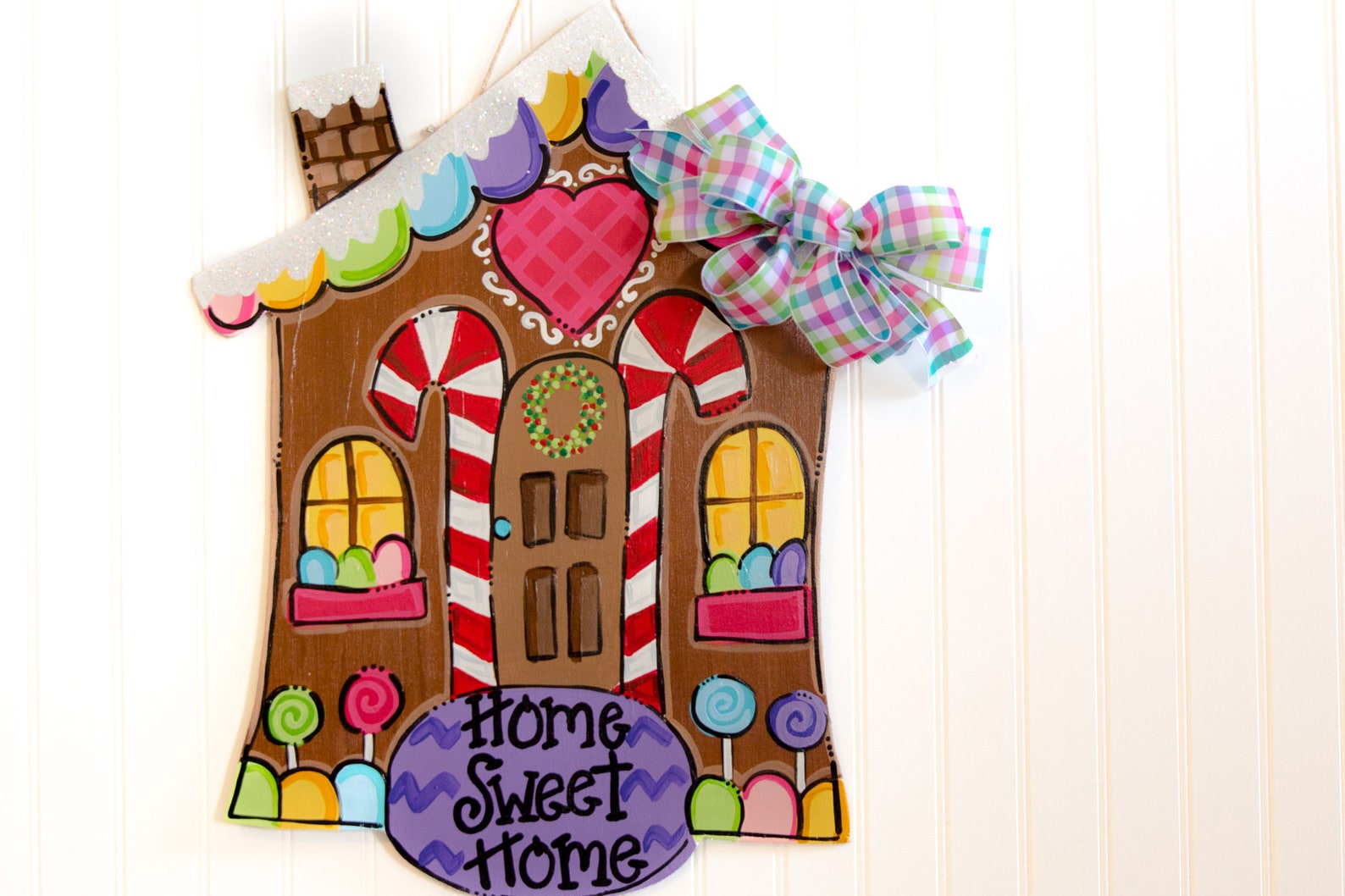 Gingerbread Door Hanger Gingerbread Man Door Hanger - Etsy