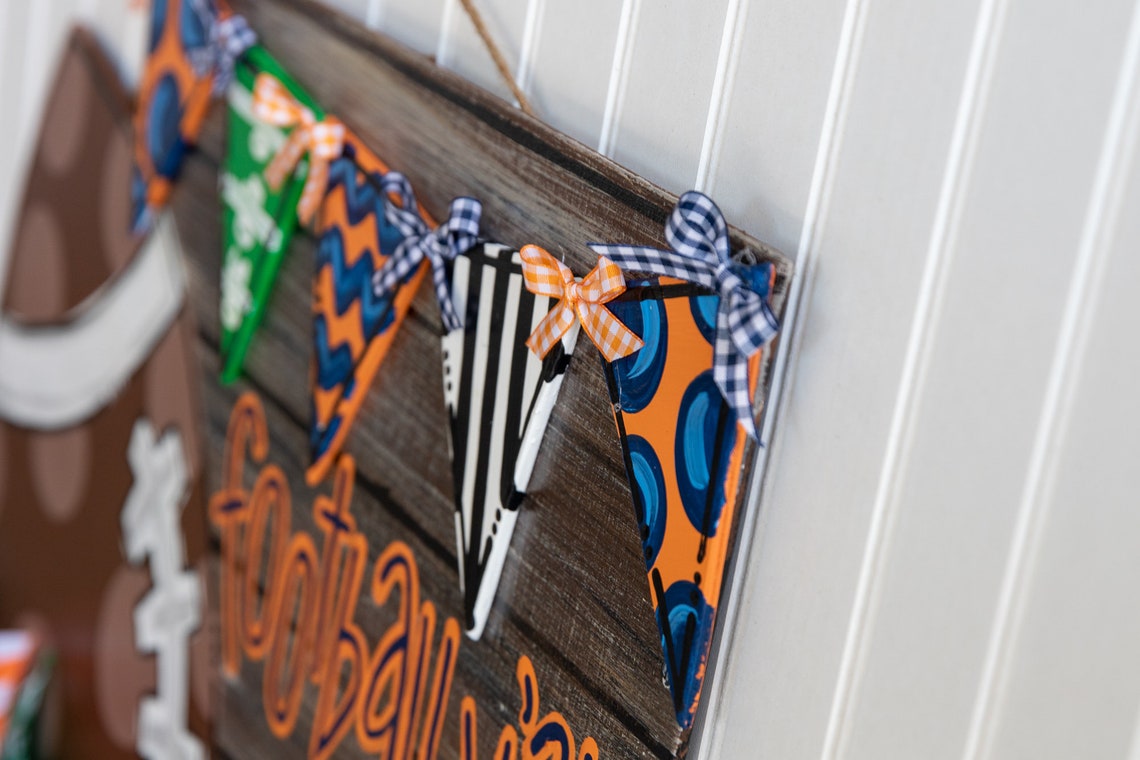 Football Door Hanger Football Lover Door Hanger Football Fan | Etsy