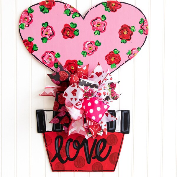Valentine Door Hanger - Etsy