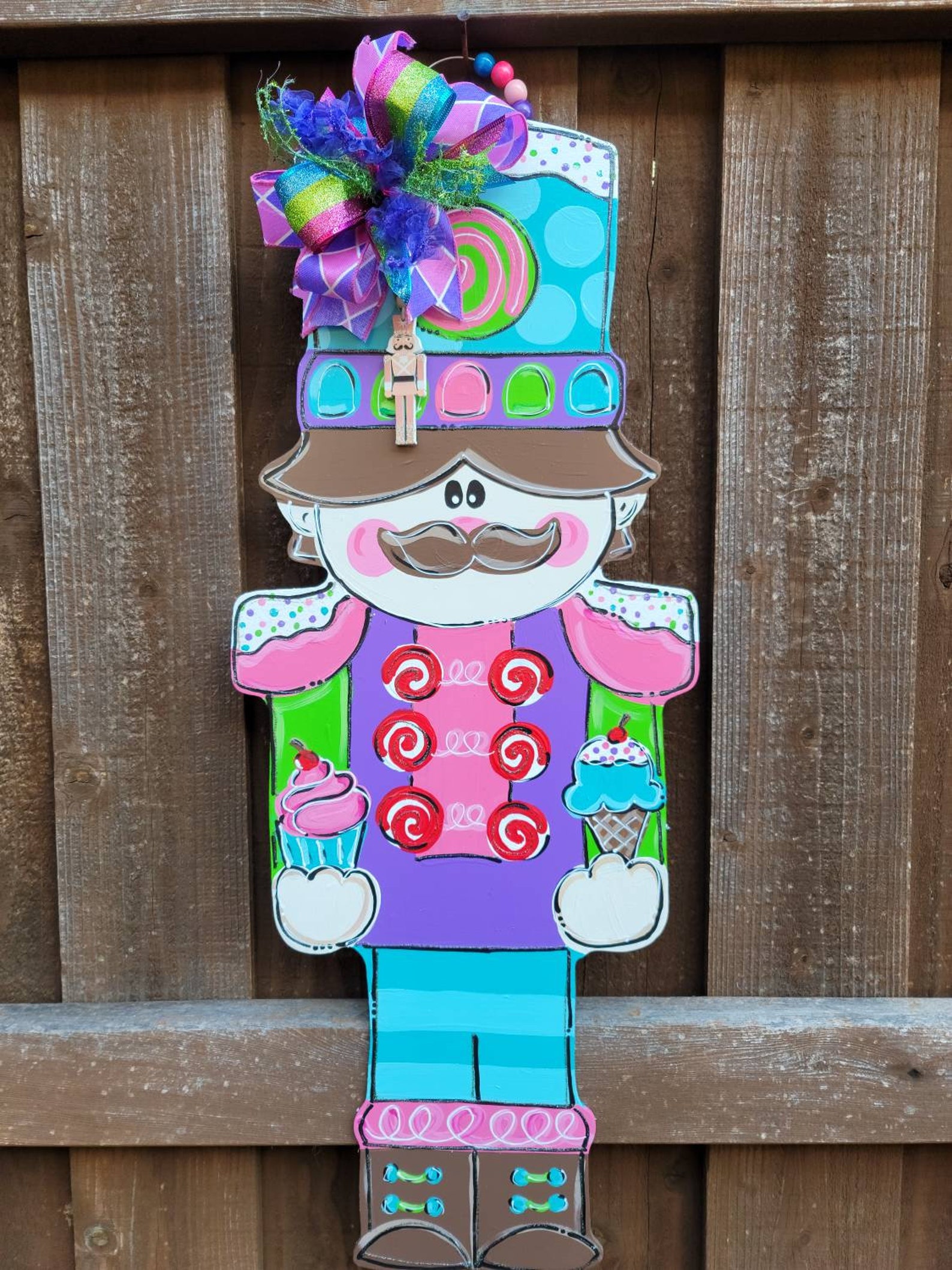 Nutcracker Front Door Hanger Christmas Door Hanger Christmas - Etsy