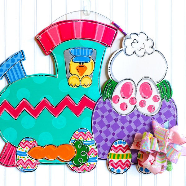 Easter Egg Train Sign - Etsy